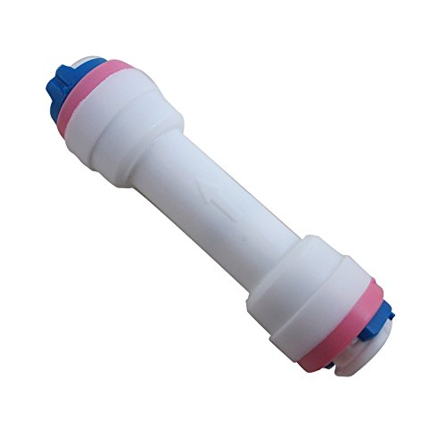 DIGITEN 1/4" Quick Connect Check Valve for RO Pure Water Reverse Osmosis System
