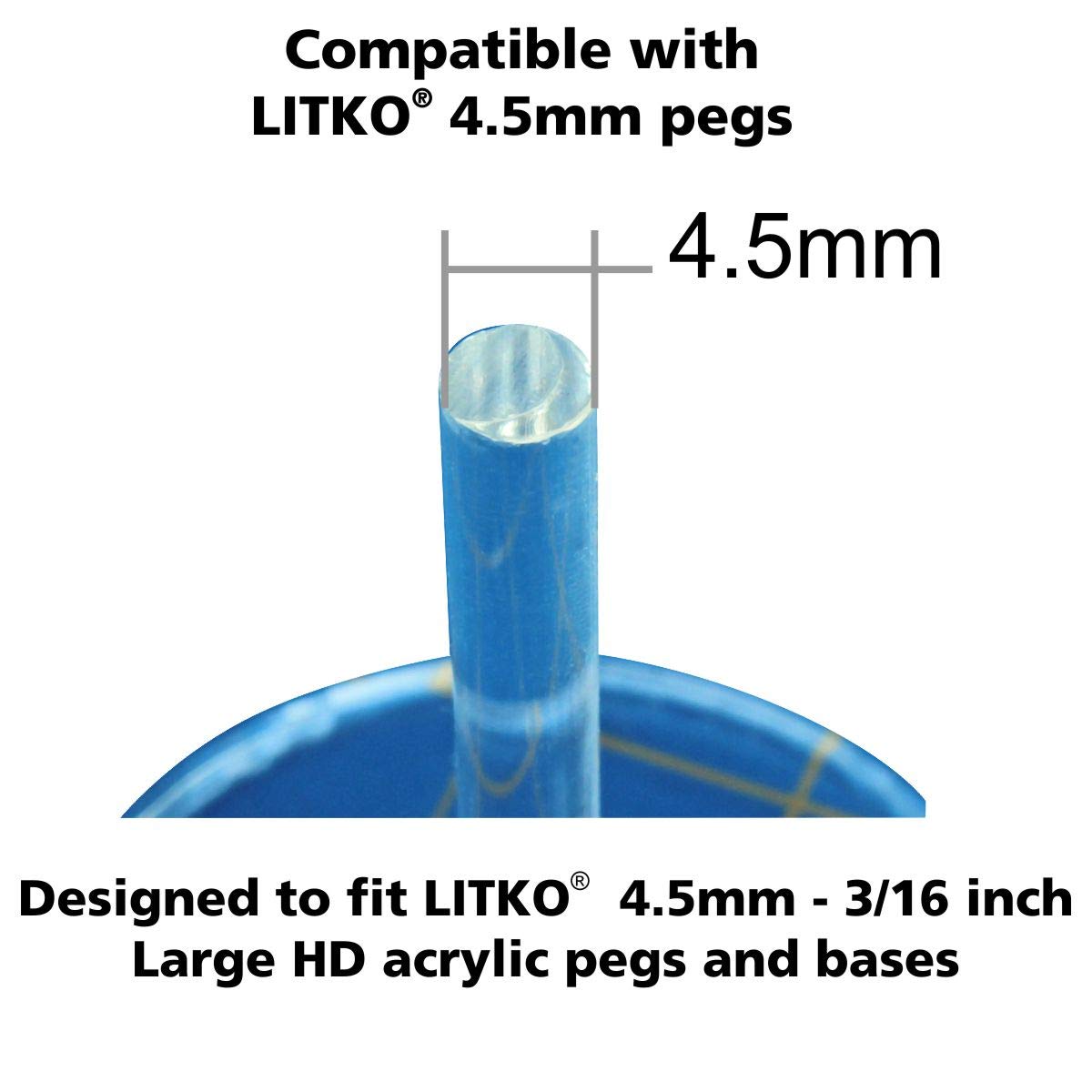 LITKO Heavy Duty Flight Stand Dials #1-15 with Pointers (5)