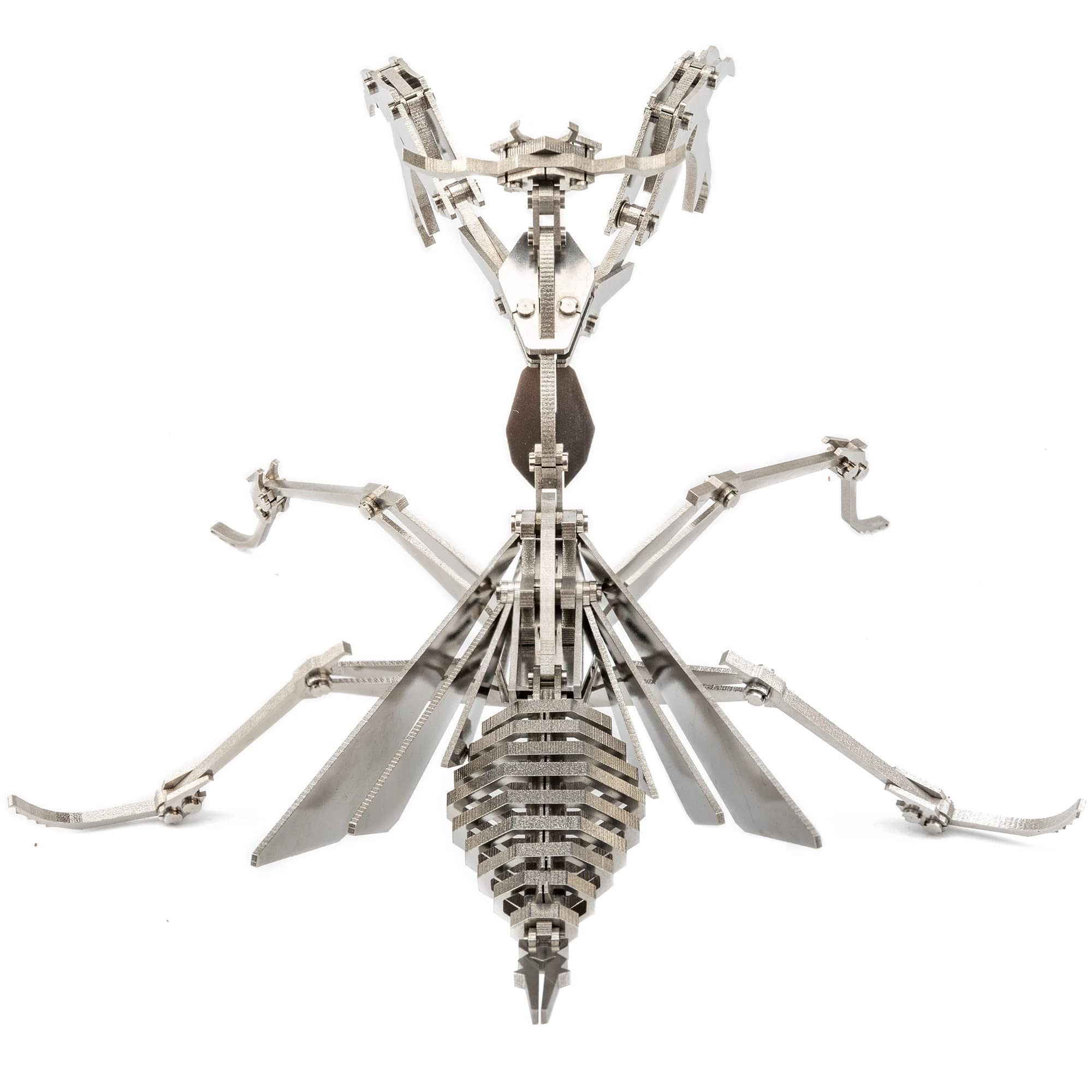 Madsteel Insect Mantis Exhilarating 3D Metal Model Puzzle Kit for Adults β Exquisite Brain Building Miniature Toy, Stainless Steel Assembly for Mindful Relaxation and Fun (Non-Finished Model)