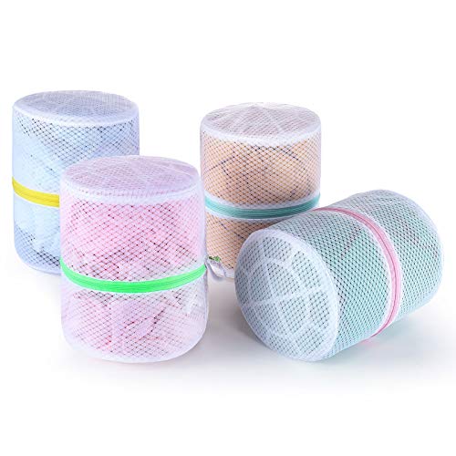 GOGOODA 10 Pack Mesh Laundry Bags,6 Pack Fine Mesh Laundry Bags and 4 Bra/Sock Wash Bags