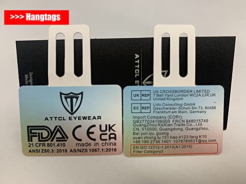 ATTCL Unisex Blue Light Blocking Glasses Eyeglasses Frame Anti Blue Ray Computer Game Glasses 5054-Gray