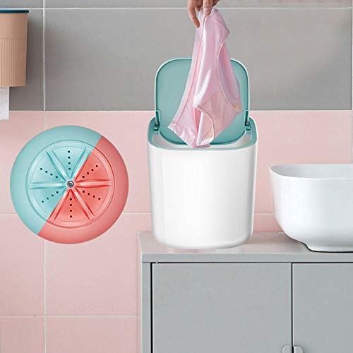 BHVXW Mini Washing Machine Portable Personal Rotating Washer Home Business Trip Turbines Washer Convenient Laundry (Color : D)