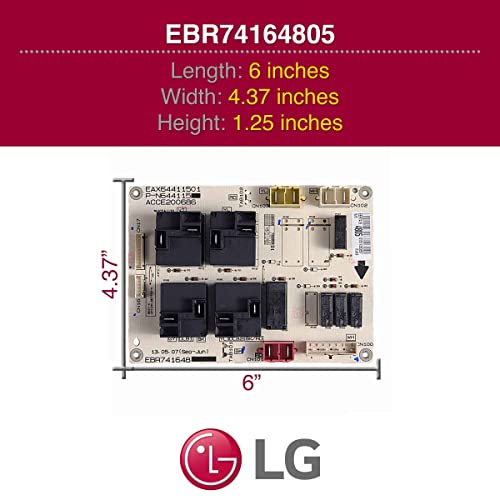 LG EBR74164805 Genuine OEM Relay Control Board for LG Range/Stove/Ovens