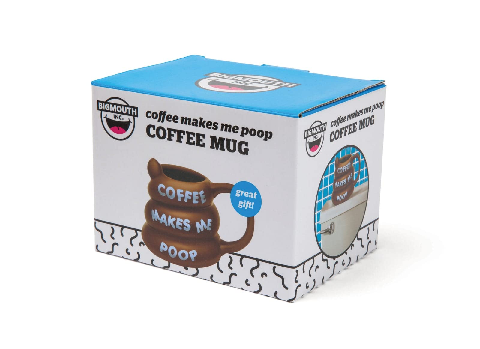 BigMouth BMMU-0024 "Coffee Makes Me Poop" Coffee Mug, 14 ounces