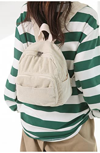 GGOOB Small Backpack Purse for Women Womens Backpack Purse for Women Mini Backpack Purse Aesthetic Purse (White)