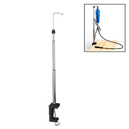 Flex Shaft Motor Hanger for Rotary Tool, Retractable Electric Mill Stand Clamp Grinder Accessories flex shaft stand rotary grinder hanger, flex shaft motor hanger grinder flexible