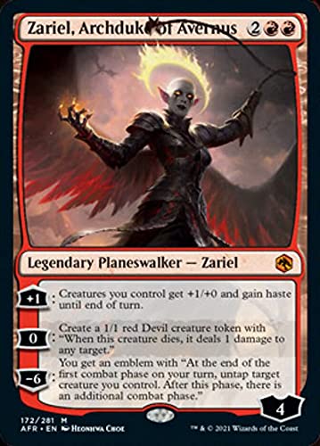 Magic: the Gathering - Zariel, Archduke of Avernus (172) - Foil - Adventures in The Forgotten Realms