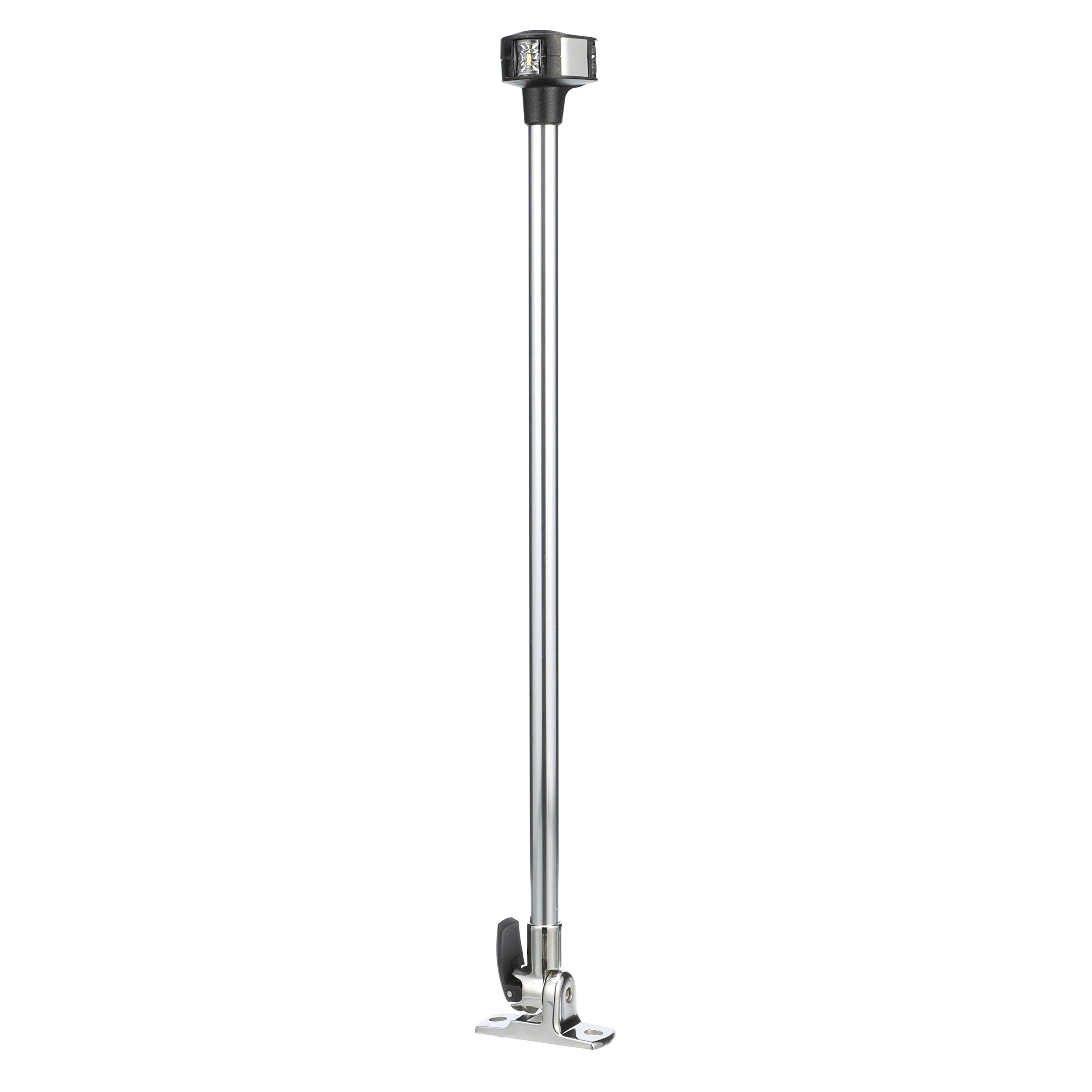 Attwood 7842-S-1 LED 42" Fold Down Anchor/Masthead Navigation Light Stainless Base