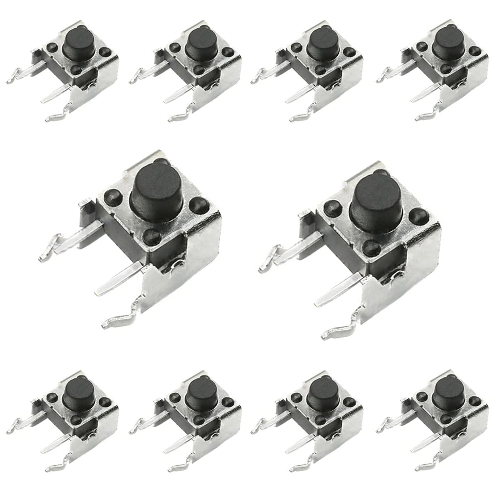 ARMADIO 10PCS RB/LB Tactile Switch Bumper Button Repair Part for Xbox One 360 ONE S Elite Controller (Button1 Black)