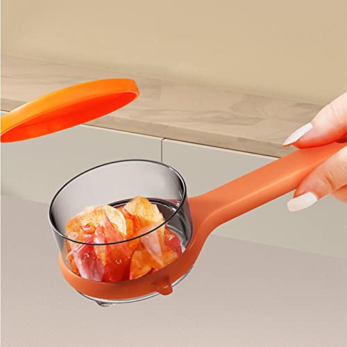 Bothyi Vegetables Peeler Multifunctional Potato Peeler Comfortable Grip Sharp Stainless Steel Blade Kitchen Gadgets Peeling Machine for Potatoes, orange