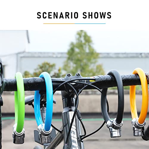 Bike Lock Cable Portable Heavy Duty Security Cable Bike Chain Lock MTB Road Bicycle Lock with 2 Keys