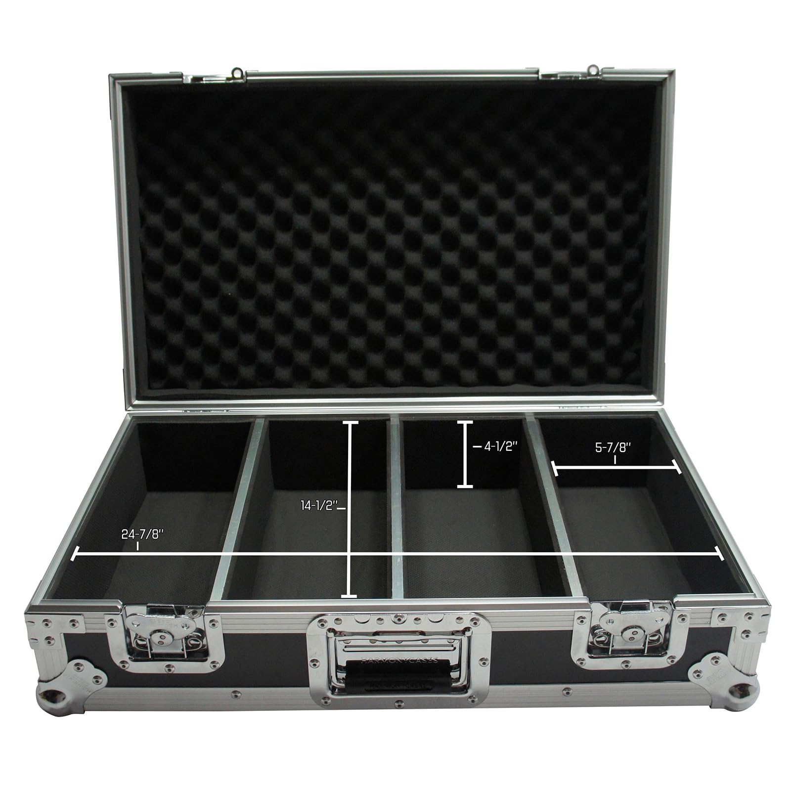 Harmony Audio HCCD100 100 Jewel or 300 Sleeve CD Transport Road Case New