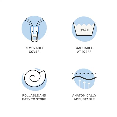 Dailydream viscoelastic Mattress Topper with Memory Foam, Edition Clean Ocean (King, Model M - 176 up to 220 lbs)