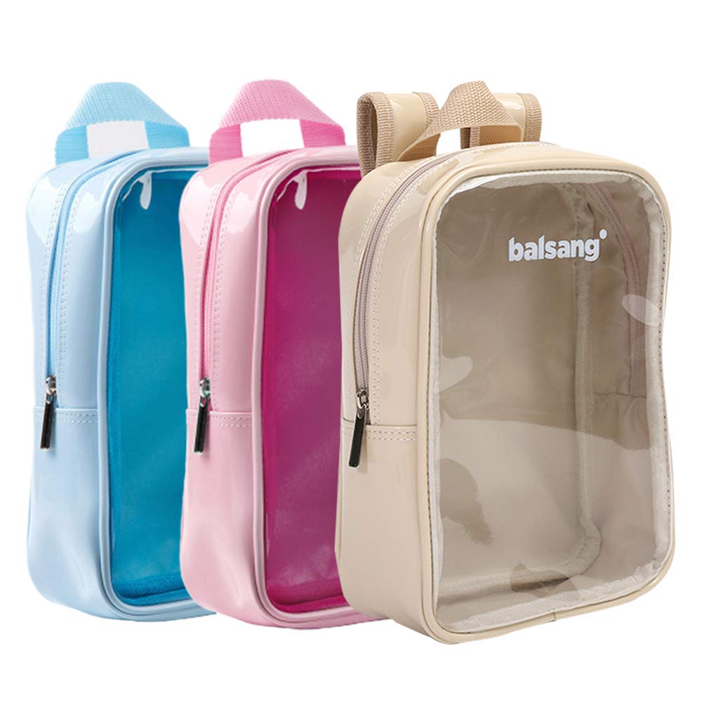 balsang Scooter Bag for Kids Kick Scooter, Kids Bicycle, Visible Front Material, Good Design, Easy to Install on The Handle (Blue)
