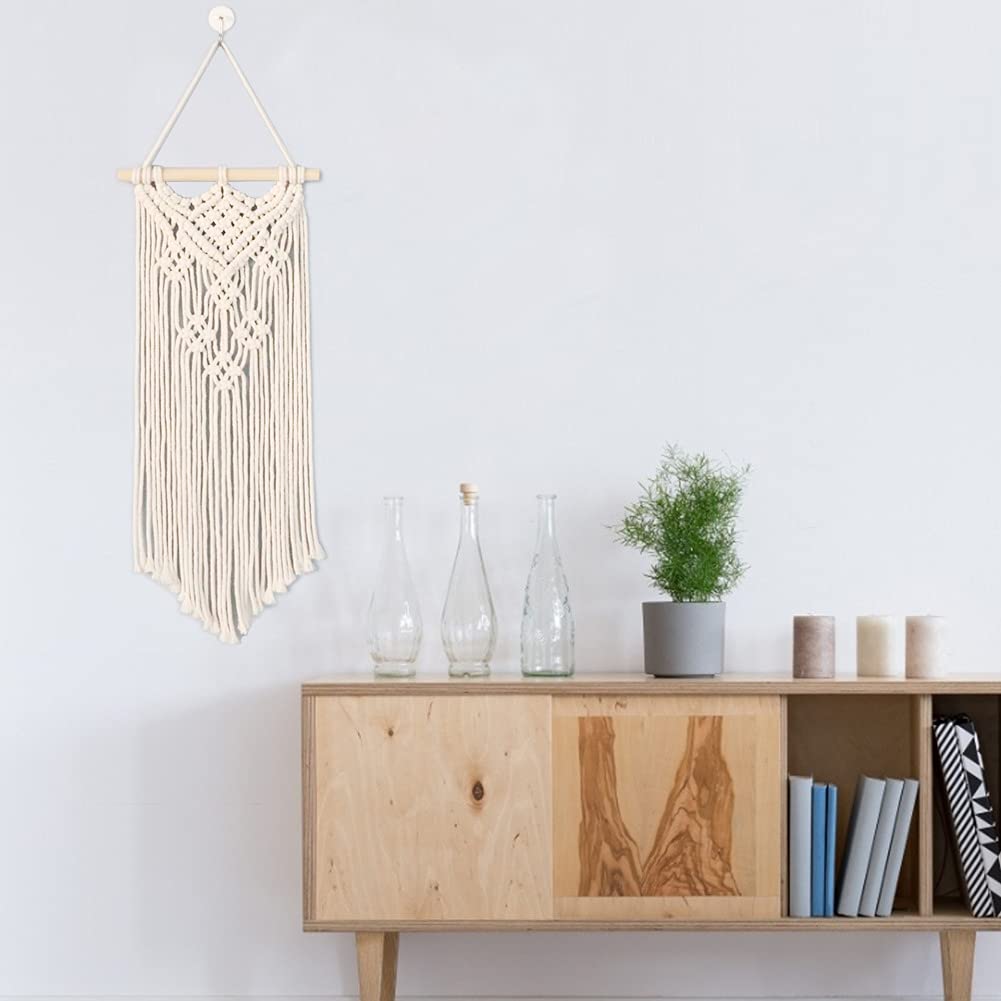 Lizipai Macrame Wall Hanging Boho Tapestry, Wall Hanging Decor,Woven Wall Art Home Wall Decor Used To Decorate Rooms,living Rooms,gardens, Shops,cafes and Studios.