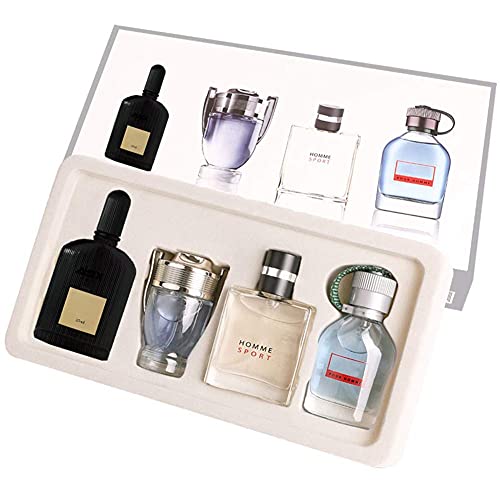 Brrnoo 25 ml 4 Bottles Men's Perfume, Perfume Mature Men Perfume Long Lasting Perfume, Lightweight Durable Perfume Cologne Perfume Set, Christmas Thanksgiving for Idea Adeau Homme