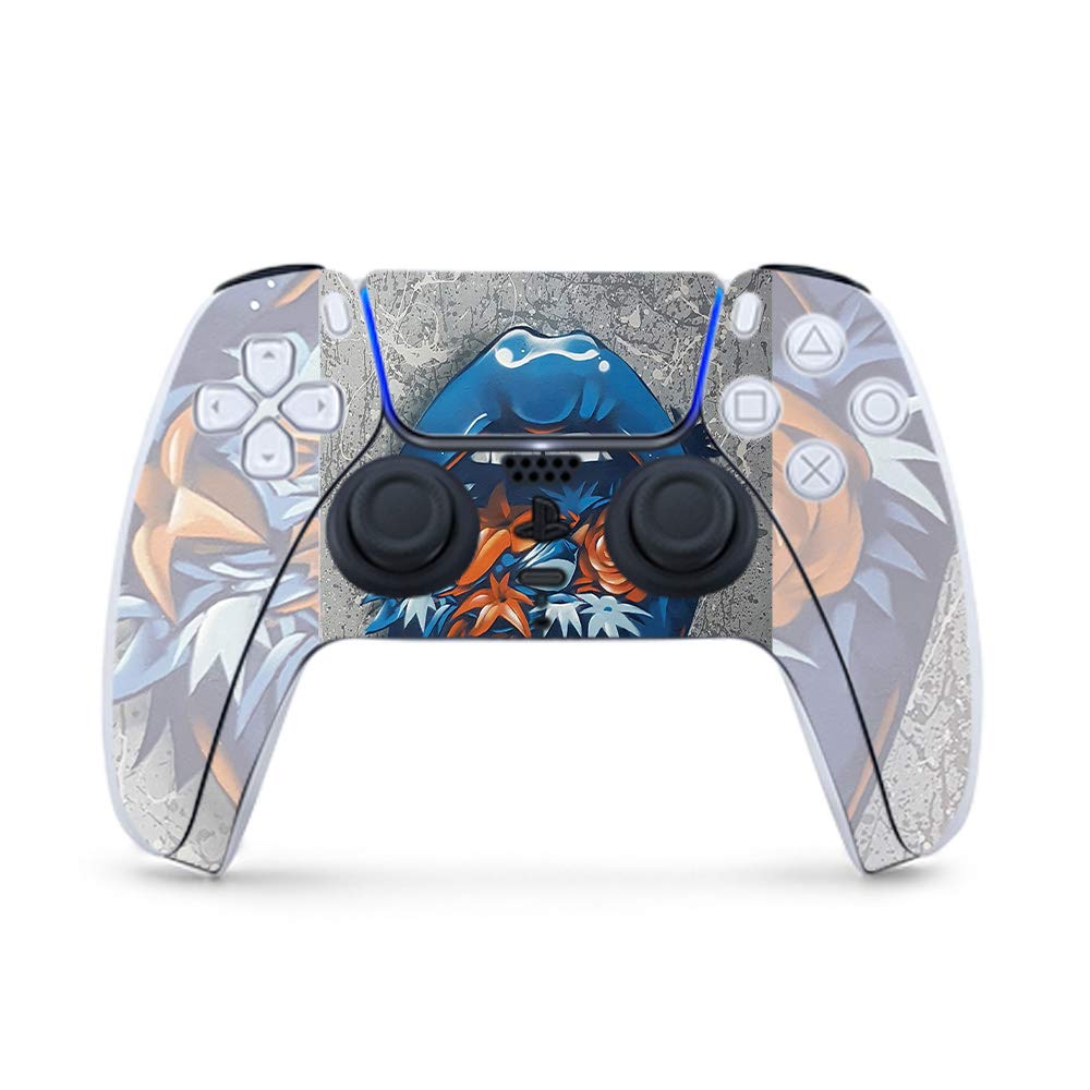 MightySkins Gaming Skin for PS5 / Playstation 5 Controller - Butterfly Garden | Protective Viny wrap | Easy to Apply and Change Style | Made in The USA