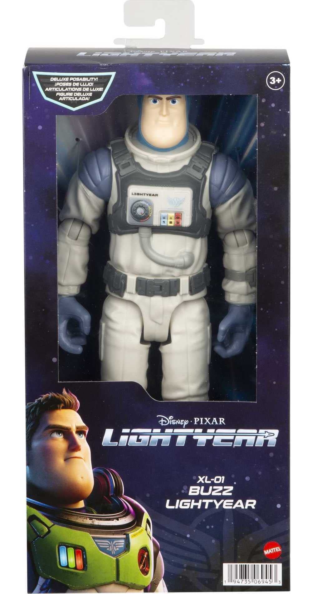 Mattel Disney and Pixar Lightyear Large Scale XL-01 Buzz Lightyear Action Figure with 14 Movable Joints, 12-inch Collectible Inspired by the Movie