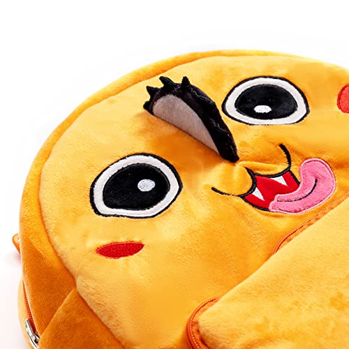 Elallin Cute Bag Anime Backpack Chainsaw Dog Embroidered Bag Daypack for Women Men Accessory Birthday Gift