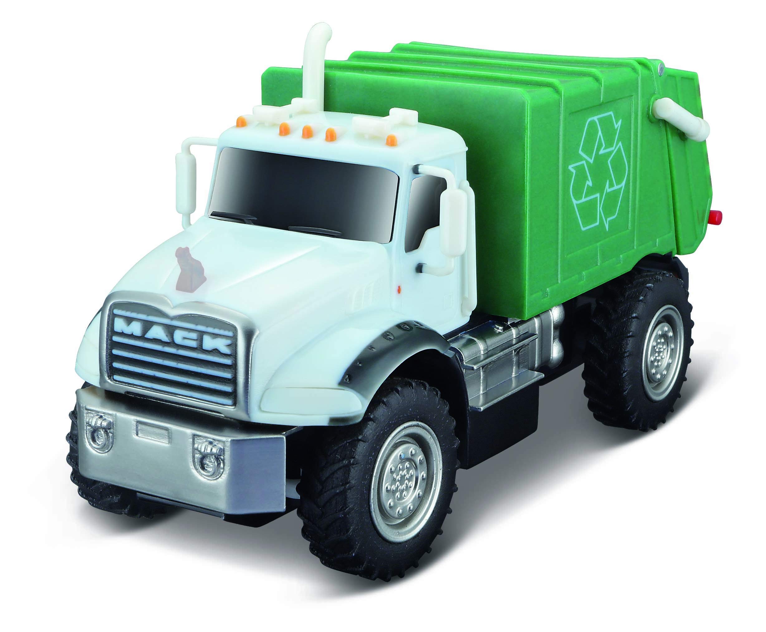 Maisto Tech Remote Control Work Machines Mack Refuse Truck
