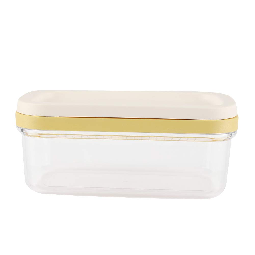 Butter Cutter Box, Butter Cutter Slicer Butter Dish with Lid and Cutter, Plastic Butter Keeper Container Case for Countertop or Fridge
