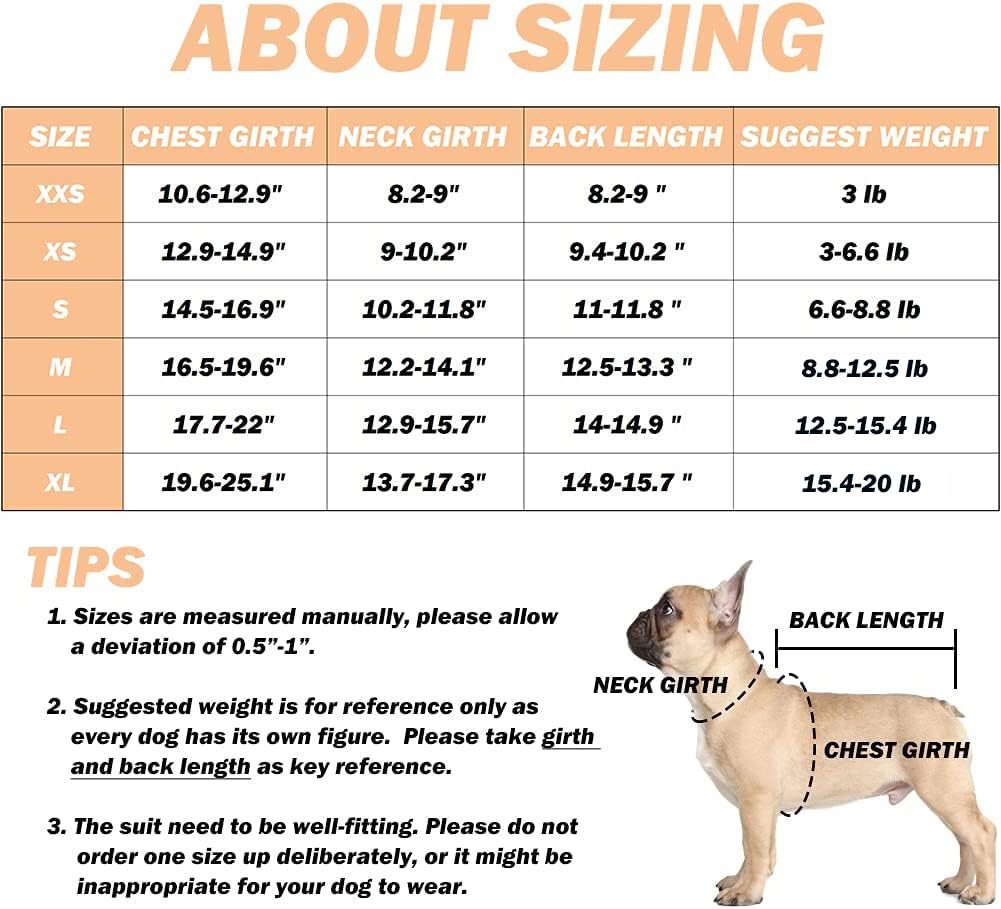 Dog’s Recovery Suit Post Surgery Shirt for Puppy, Full Coverage Dog's Bodysuit Wound Protective Surgical Clothes for Small and Medium Pets (Green Black Stripe-m)