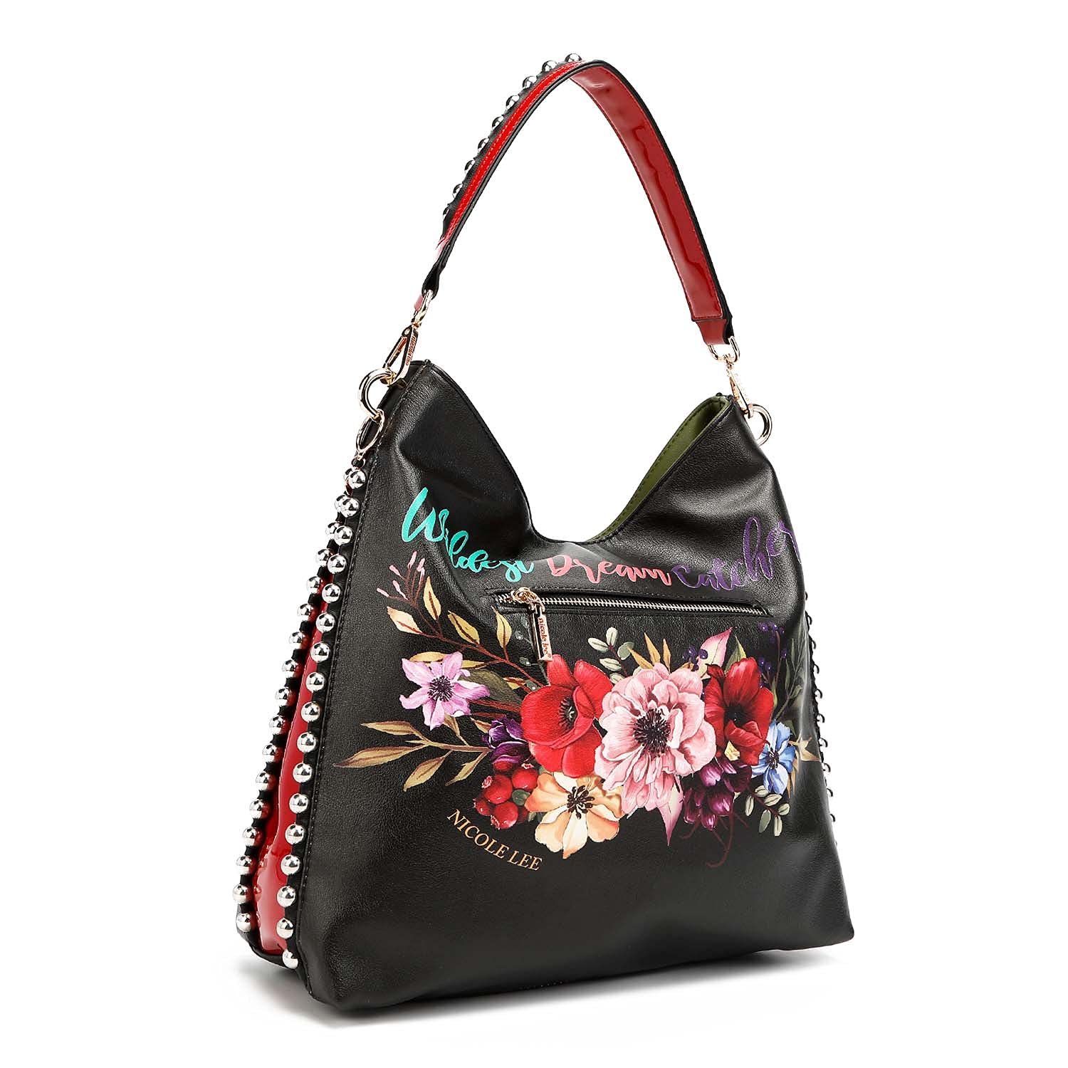 Nicole Lee Bohemian Black Shoulder Bag
