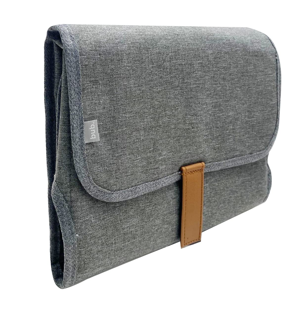 bub. Baby Changing Mat- Wipeable, Portable Changing Pad, Travel Changing Mat for Baby or Small Toddler, Sleek Design. (Gray)
