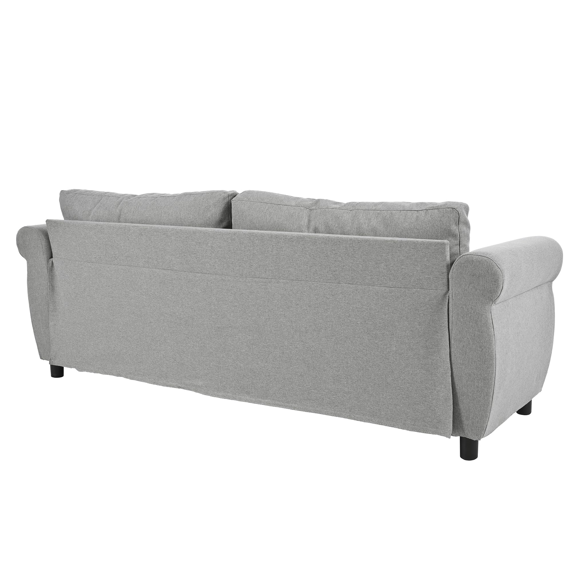 DAMAIFROM Sleeper Sofa Bed, 2 in 1 Pull Out Sofa Couch Bed Loveseat Sleeper with Mattress, 81" Large Convertible Futon Sofa Bed Pullout Couch Bed Sleeper for Living Room Apartment, Grey
