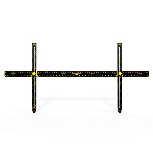 Crescent Creative Products Perfect Pro Picture Frame Wall Hanging Tool with Level, 48 inch, Black
