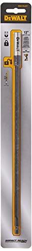 DEWALT Drill Bit Holder Extension, Impact Ready, 12-Inch (DWA12HLDFT)