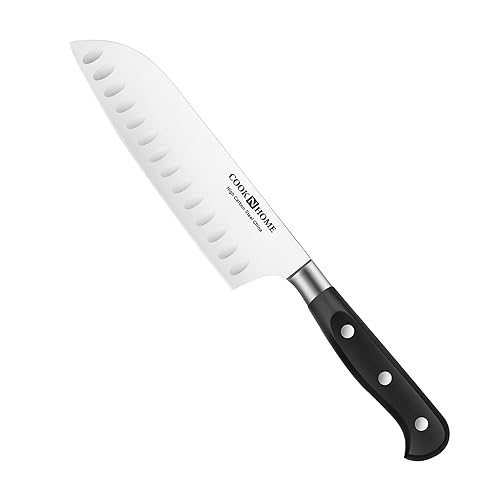 Cook N Home Kitchen Knife Set with Bamboo Storage Block 15-Piece, High Carbon Stainless Steel Blade, Black
