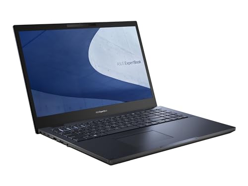 ASUS ExpertBook B2 Business Laptop (15.6" FHD, Anti-Glare, Intel 12-core i7-1260P, 64GB RAM, 2TB SSD) Backlit, Fingerprint, Thunderbolt 4, Wi-Fi 6E, 3-Year Warranty, IST Cable, Win 11 Pro, Black