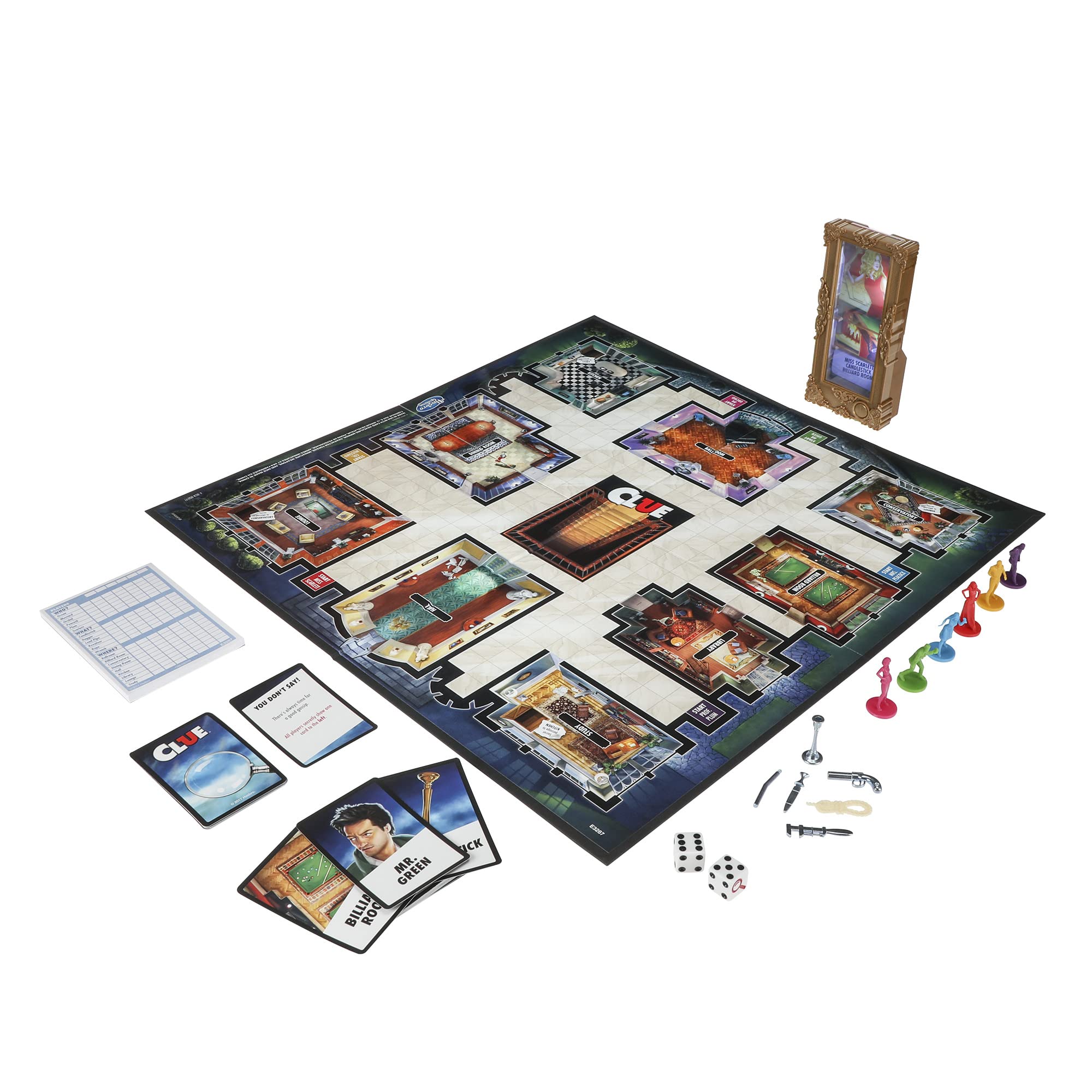 Hasbro Gaming Clue Game, Mystery Board Game, 2-6 Players, 8+ Years (Amazon Exclusive)