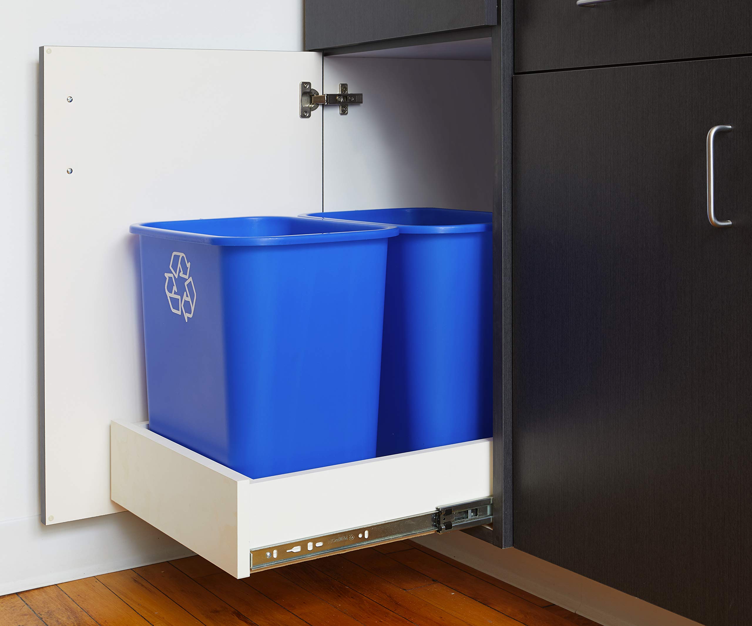 United Solutions WB0084 Recycle Wastebasket, 28 Qt - 1 Pack