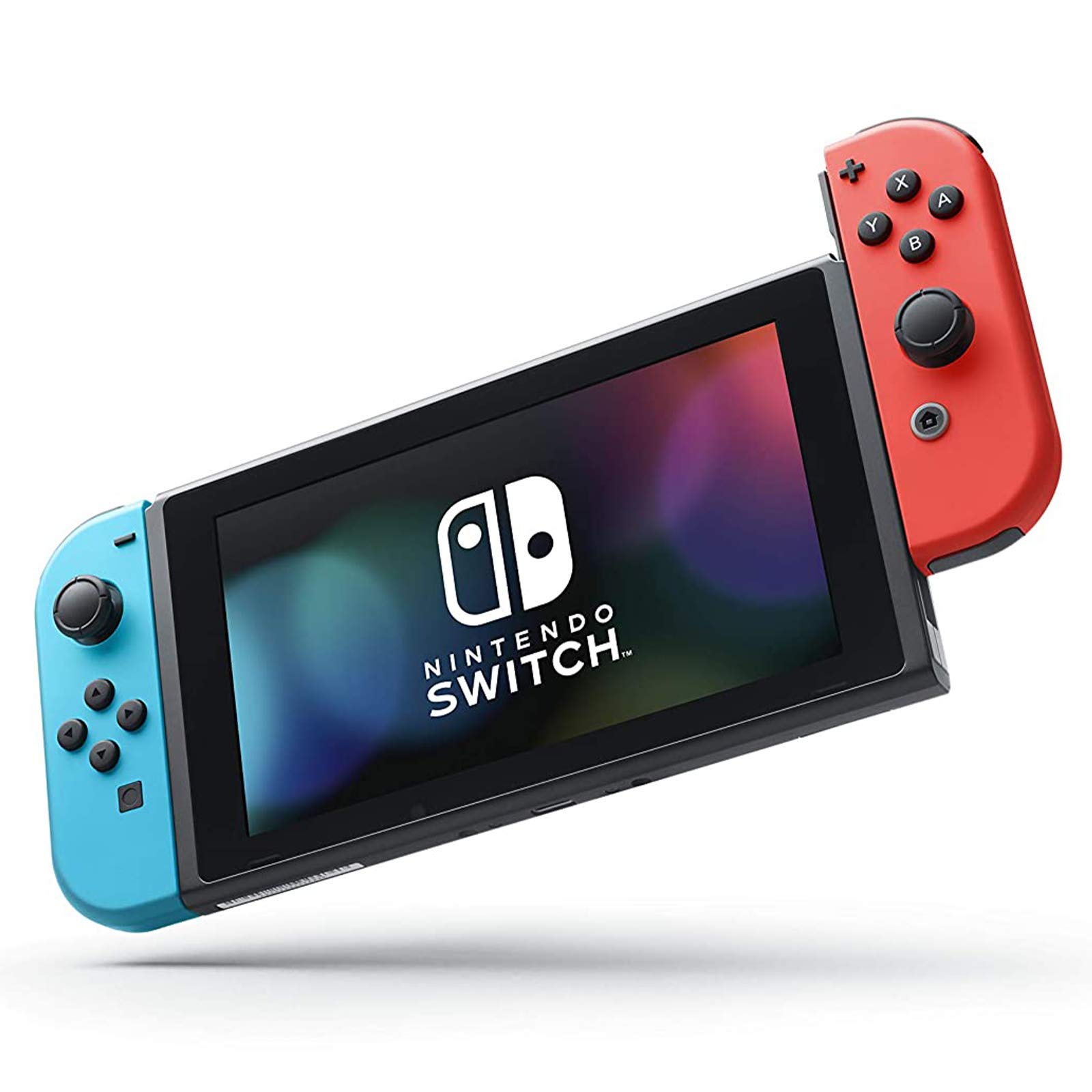Nintendo 2021 Switch Console Family Holiday Bundle - Neon Mario, 6.2" Touchscreen LCD Display, Bluetooth + NexiGo_ 128GB MicroSD Card Bundle