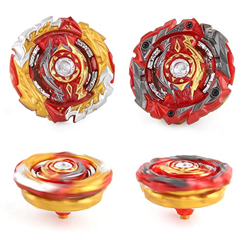 HUXICUI 4 Pieces BEY Burst Blade Battle Latest Set, Burst Battling Tops, Kids Boys Birthday Christmas Party Gift Idea