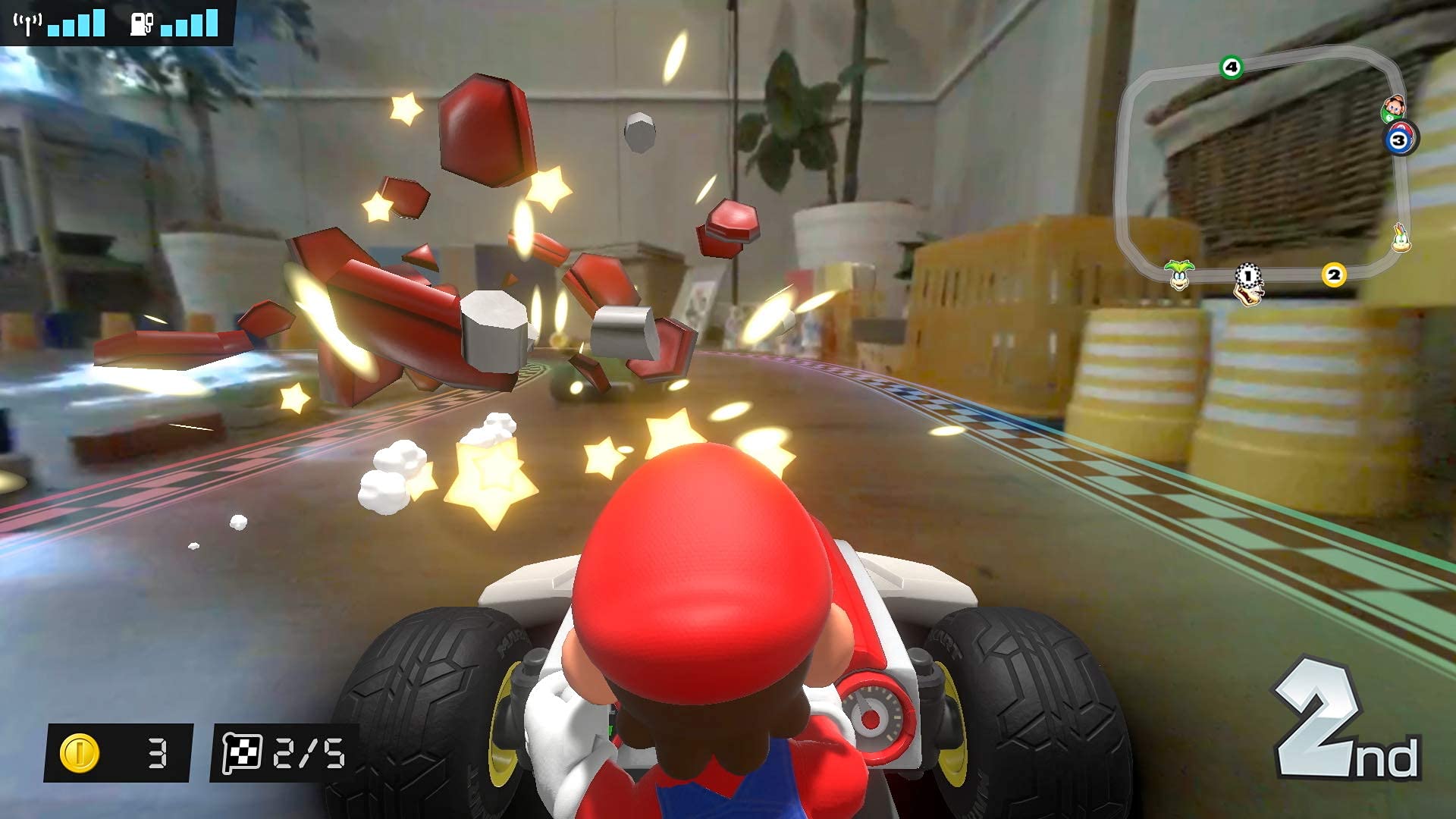 Nintendo Switch HACRRMBAA-cr Mario Kart Live: Home Circuit - Luigi Set Edition (Renewed)