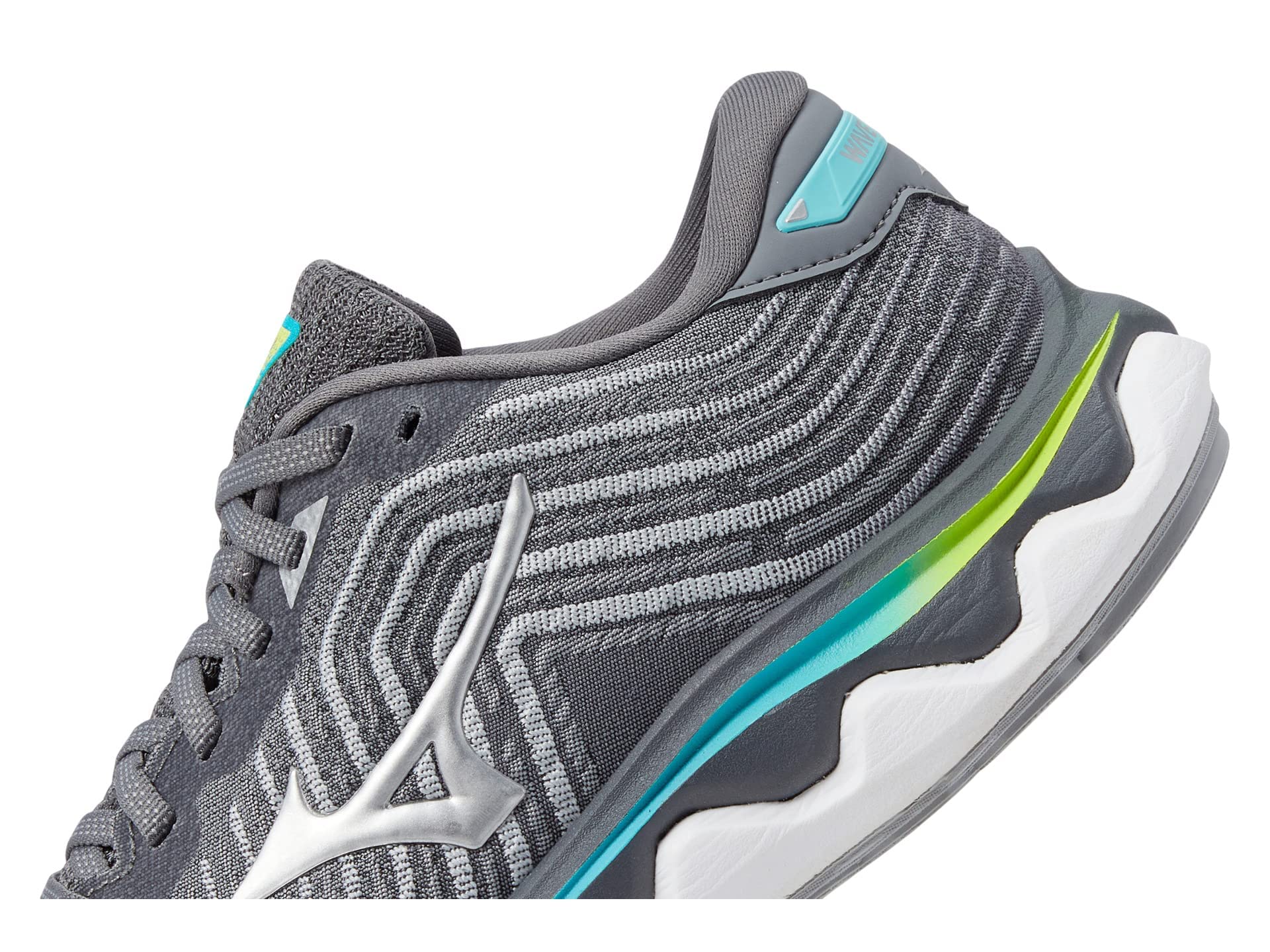 Mizuno Women's Wave Horizon 6 Sneaker, Ultimate Grey/Silver, 9