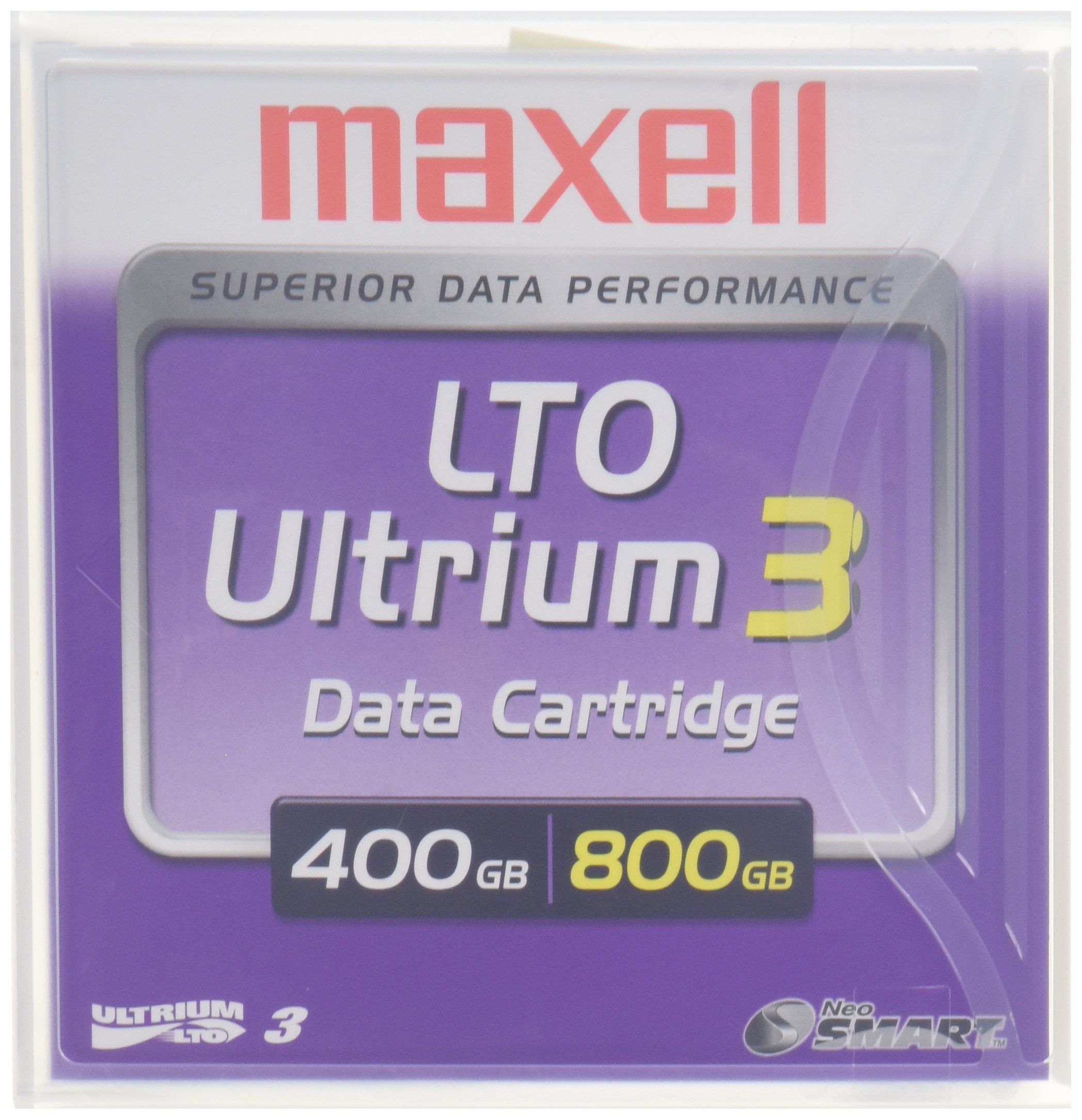 Maxell MAX183900 LTO Ultrium 3 Tape Cartridge