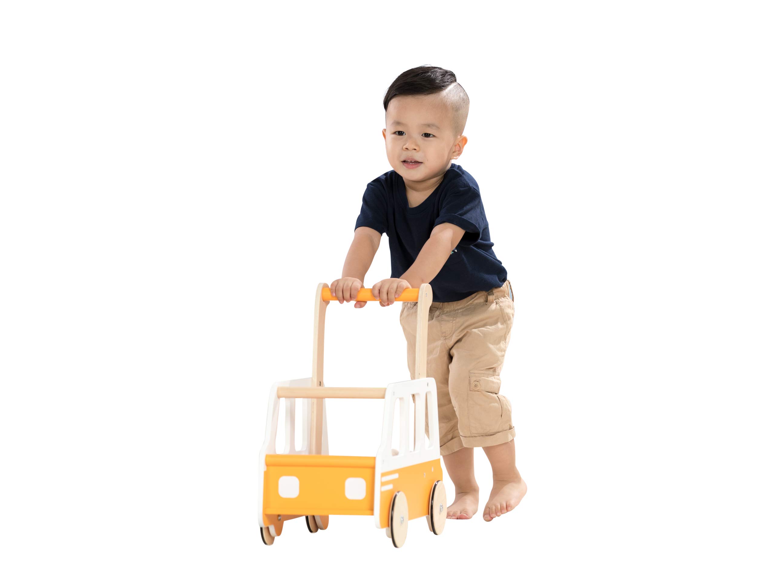 LINE Push Wooden School Bus, Toy