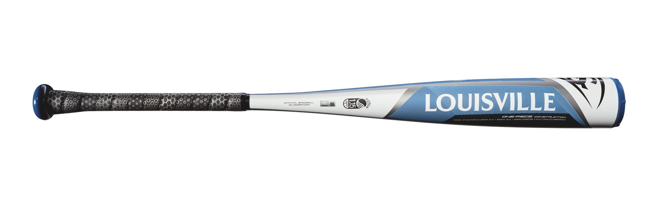 Louisville Slugger Catalyst (-12) 2 3/4" Senior League Baseball Bat, 30"/18 oz