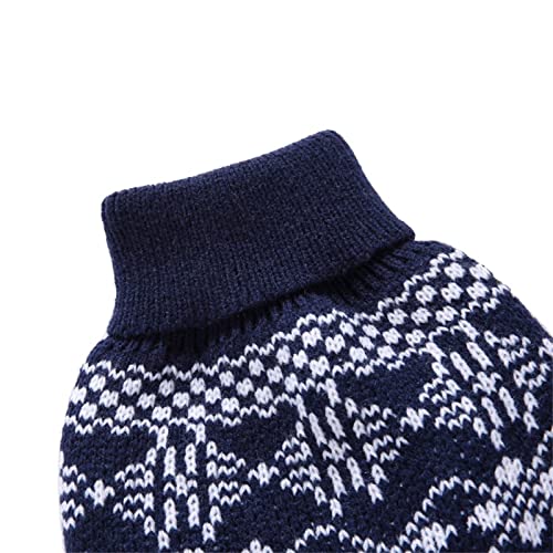 Cute Puppy Outfits for Girls Pet Sweater Christmas Feet Dog Two Pattern Snowflake Pet Clothes Small Boy Dog Clothes
