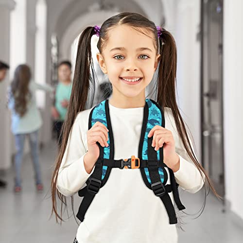 Glaphy Custom Kid's Name Backpack, Ocean Turtles Blue Toddler Backpack for Daycare Travel Personalized Name Preschool Bookbag for Boys Girls