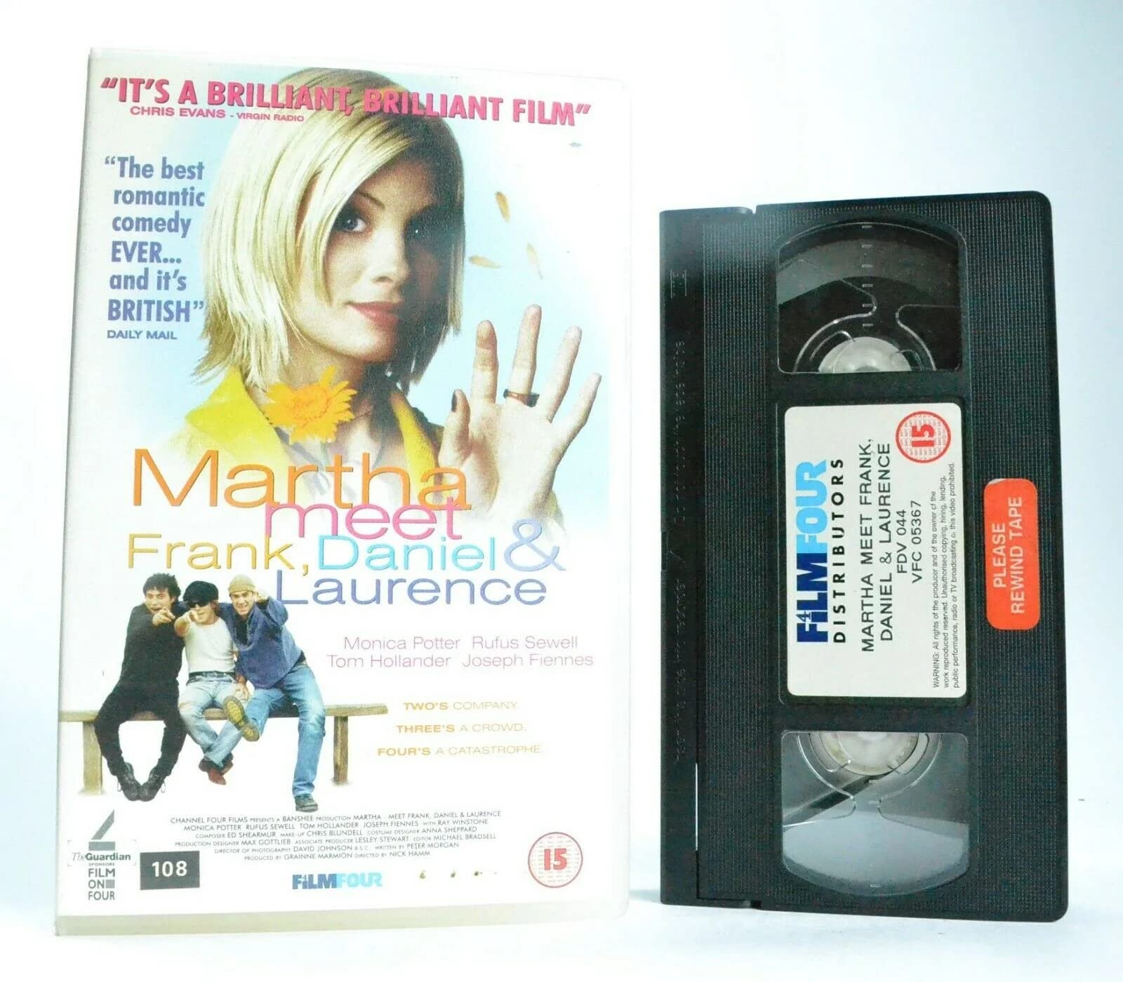 Martha Meet Frank, Daniel And Laurence: Romantic Comedy (1998) - Large Box - VHS