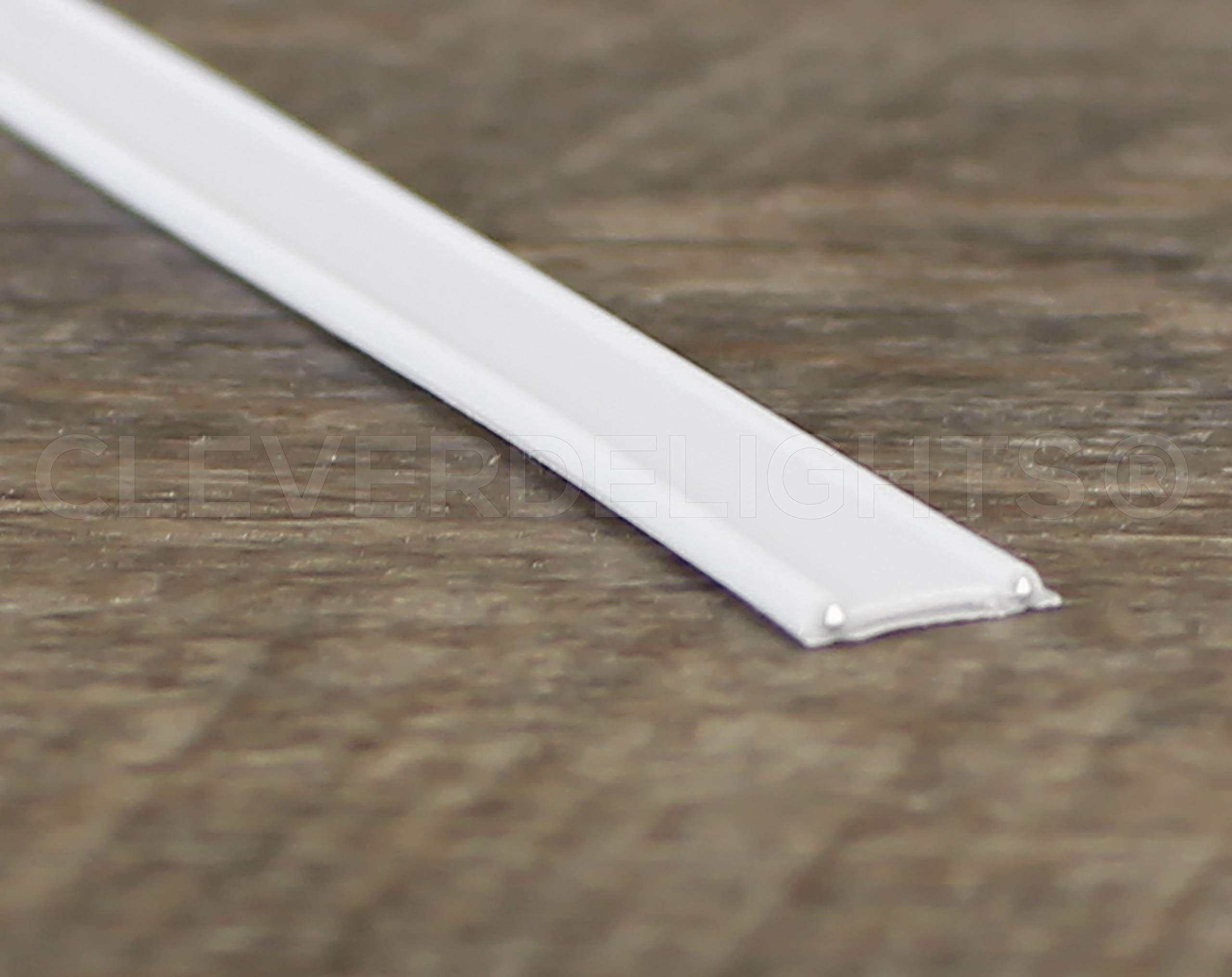 CleverDelights Peel and Stick Tin Ties - 7 Inch - White - 100 Pack