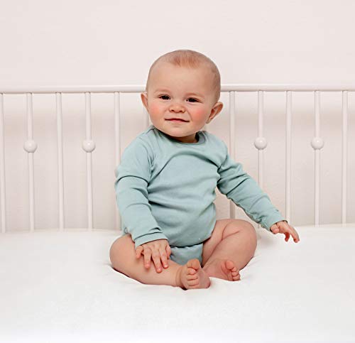 Pure Bamboo Sheets - Bamboo Crib Fitted Sheet (52"x28"x6") for Girls and Boys - 100% Organic Bamboo, Luxuriously Soft, Ultimate Cooling, Fits Standard Size Crib Mattress (Pink)