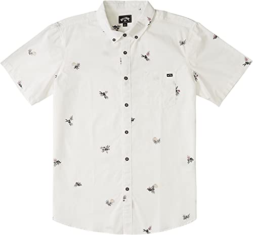Billabong Sundays Mini Short Sleeve Woven Off-White LG