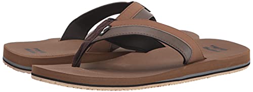 Billabong Men's Classic Supreme Cushion FLIP Flop Sandal, Camel, 9