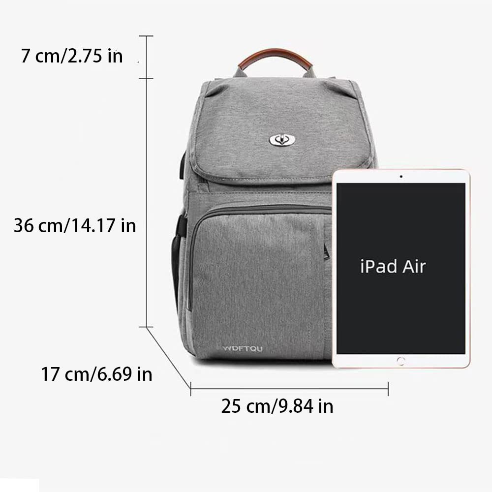 CINGHI LUSSO Diaper Bags Nappy Changing Bag with USB Port Large Capacity Travel Backpacks With Wet and Dry Separation Bag